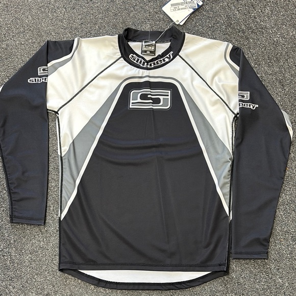 Slippery | Swim | Mens Black And Gray Rash Guard | Poshmark